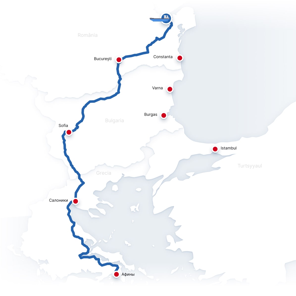 HARTA RUTELOR | COMPLEX DE FERIBOT «ORLIVKA-ISACCEA»